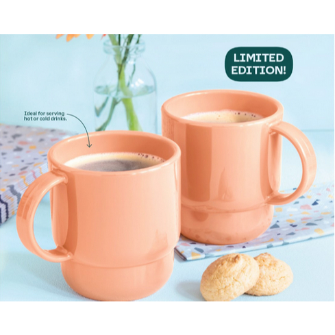*2pcs*Tupperware Coffee Mug Mugs 250ml Microwaveable | Shopee Malaysia