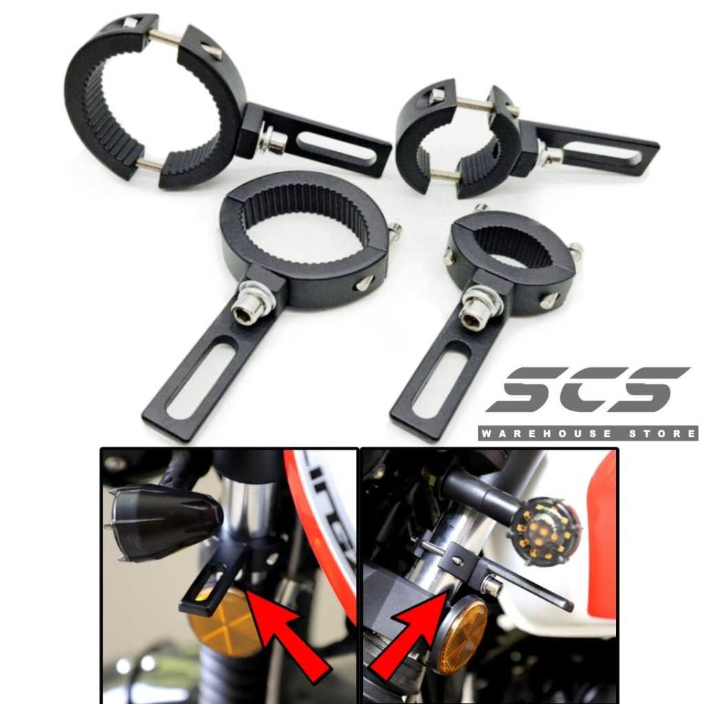 Universal Spotlight Bracket 22mm-35mm 42mm-62mm Holder Handlebar ADV150 ...