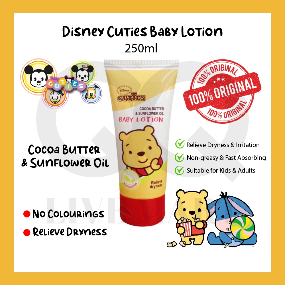 Original Disney Baby Cuties Baby Lotion 250ml With Cocoa Butter ...