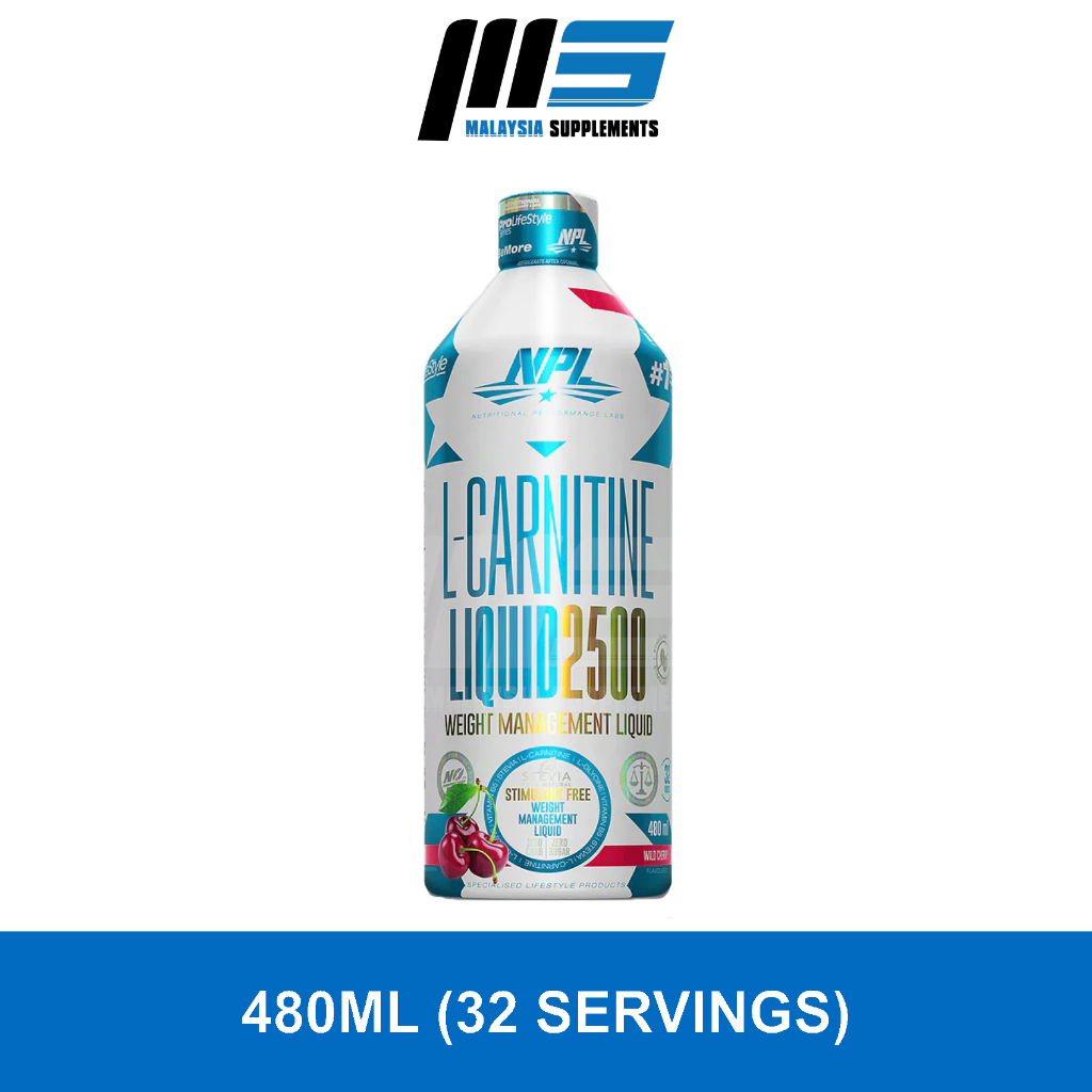 NPL L-Carnitine Liquid 2500 (480ml) - Pre-workout, Post-workout ...