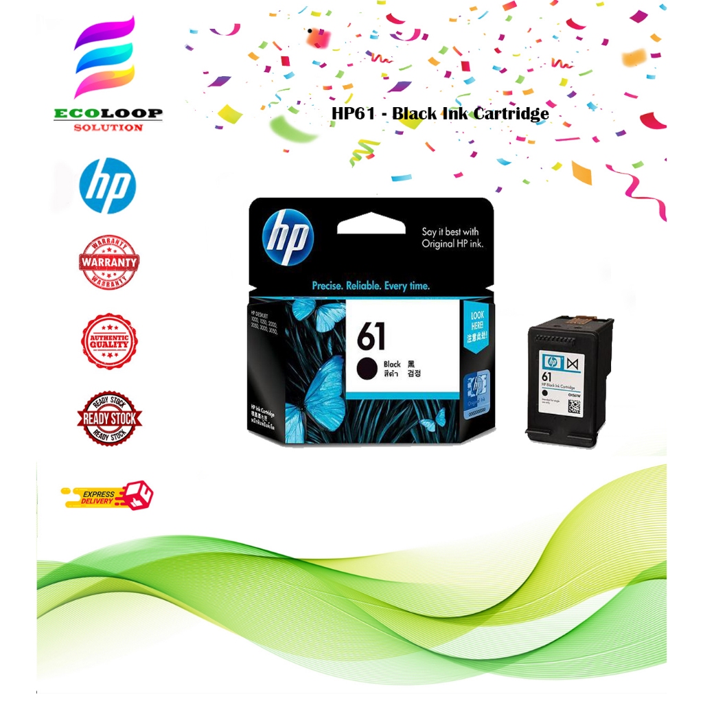 HP61 & HP61XL Ink Cartridge Black/Tri-Color Ink Cartridge (Boxless Unit ...