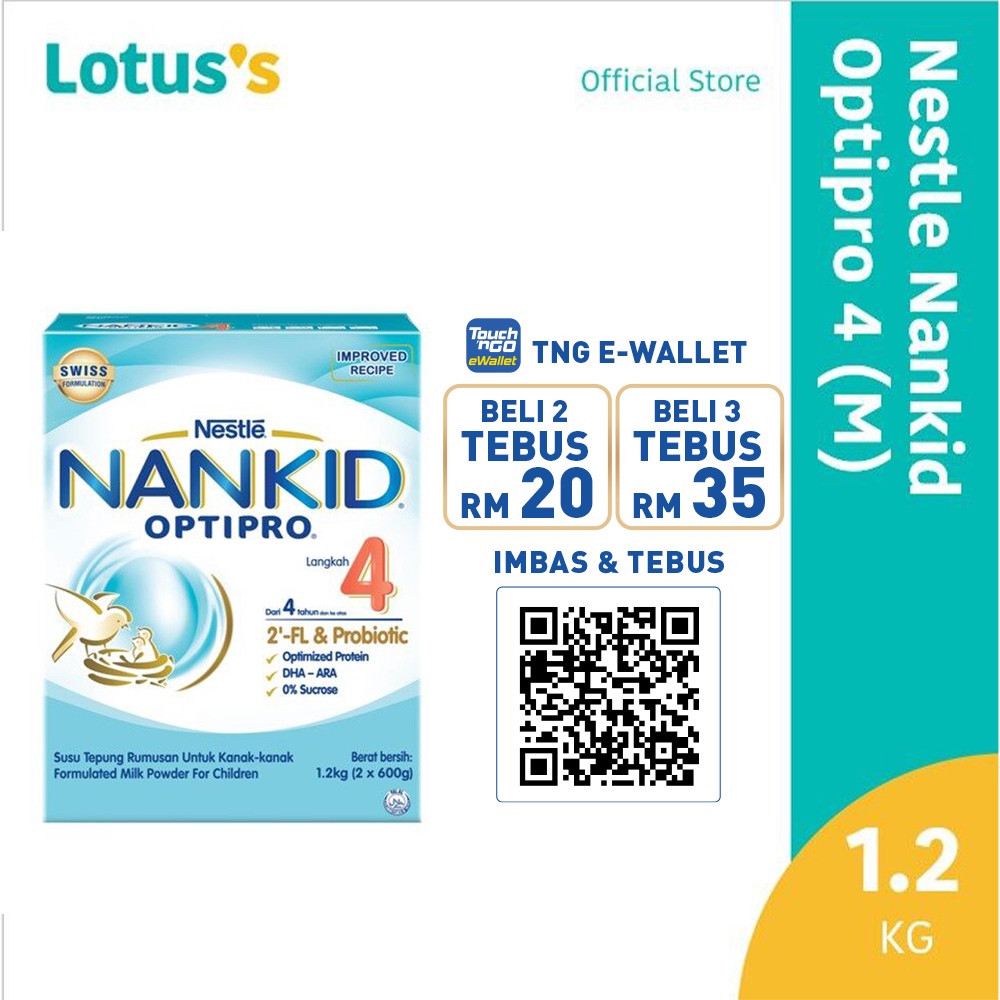 Nestle Nankid Optipro 4 (1.2kg) | Shopee Malaysia
