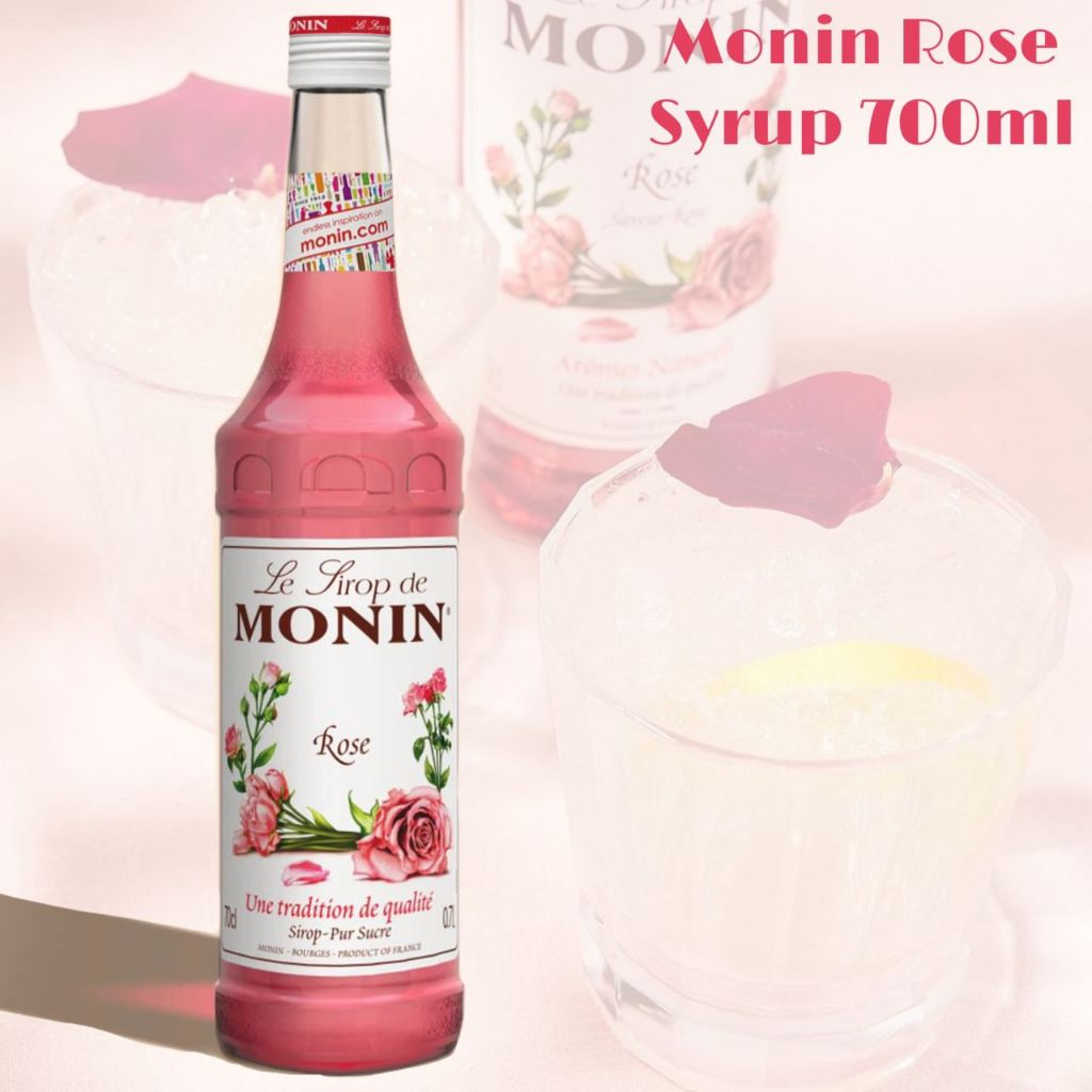 MONIN PREMIUM ROSE SYRUP 700ML | Shopee Malaysia