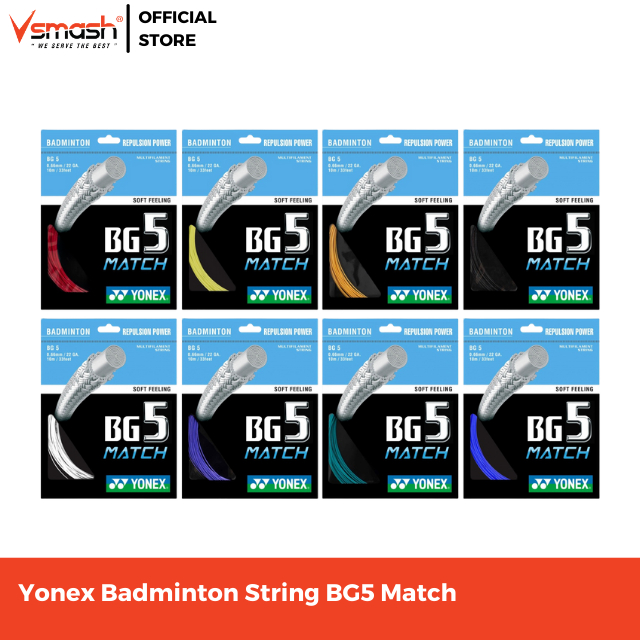 Yonex Badminton String BG5 Match | Shopee Malaysia