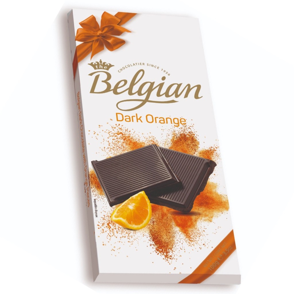 The Belgian Dark Orange Chocolate Bar, 100g (Assorted) | Shopee Malaysia