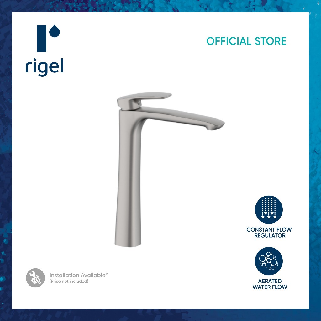 [P.O]RIGEL Gunmetal Basin Mixer Tall Tap MXB8614X (GUN) | Shopee Malaysia