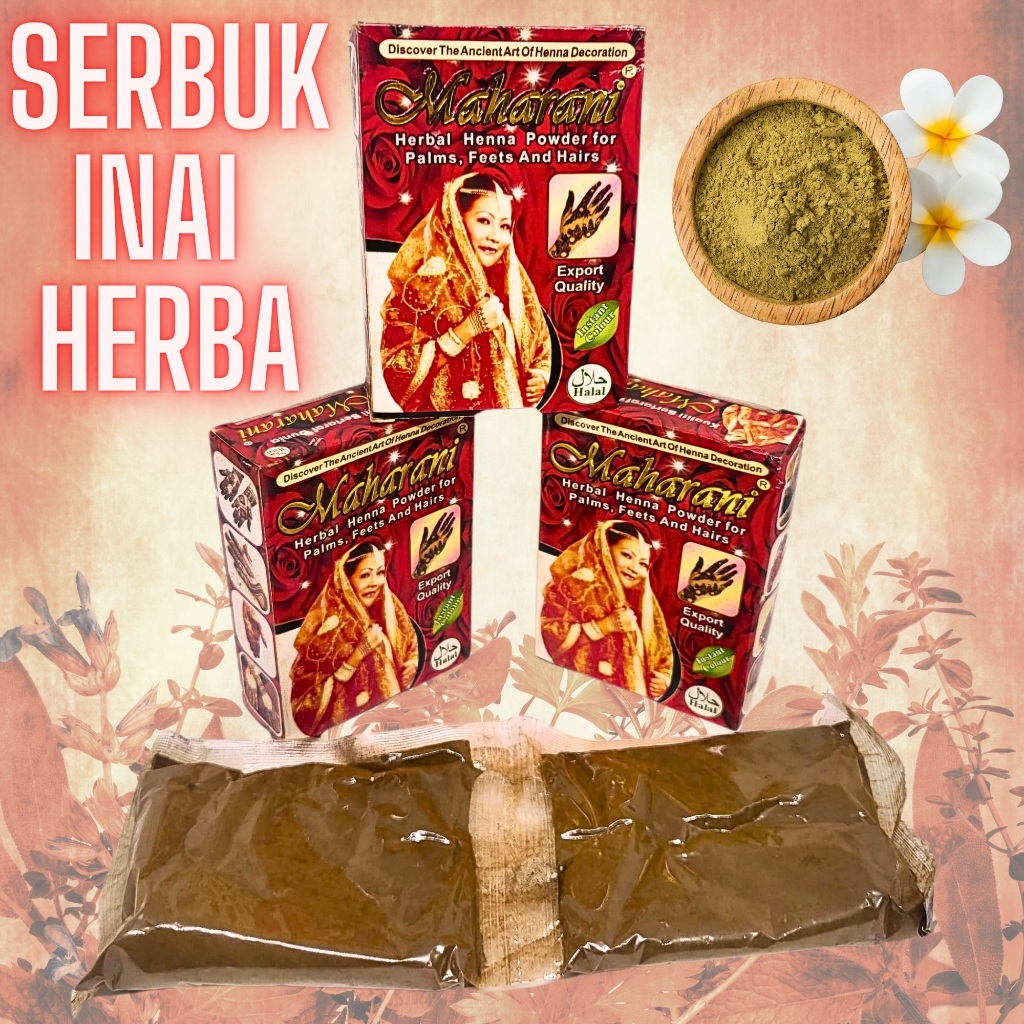 🌿 Serbuk Inai Semula Jadi 100% - Merah Untuk Rambut & Kulit Cantik 🌿 ...