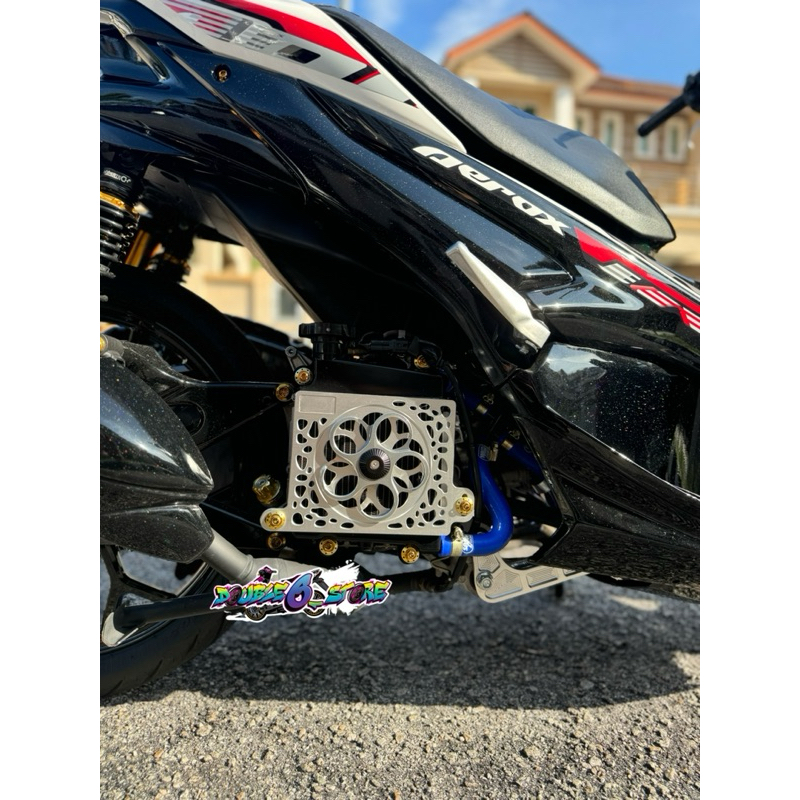 NVX NMAX Radiator Cover Alloy CNC Thai Yamaha NVX 155 V1 V2 Aerox ...