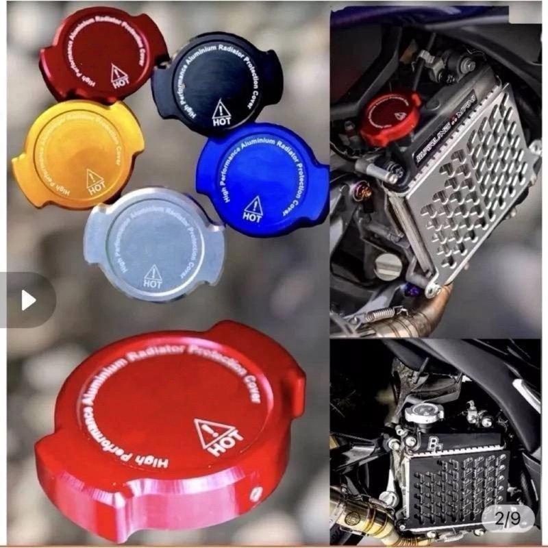ARM Radiator CAP RADIATOR ARM CAP FULL CNC NMAX NVX AEROX PCX VARIO CBR ...
