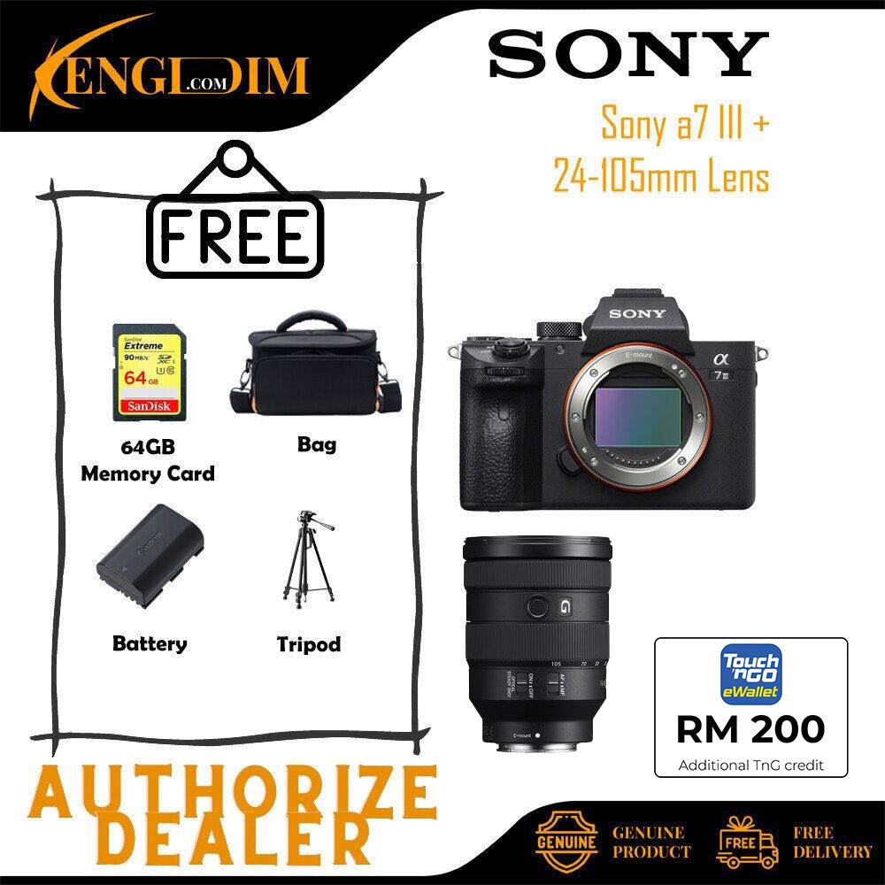 (READY STOCK) Sony Alpha a7 III A7III A7M3 Mirrorless Digital Camera with 24-105mm Lens Kit(SONY ...