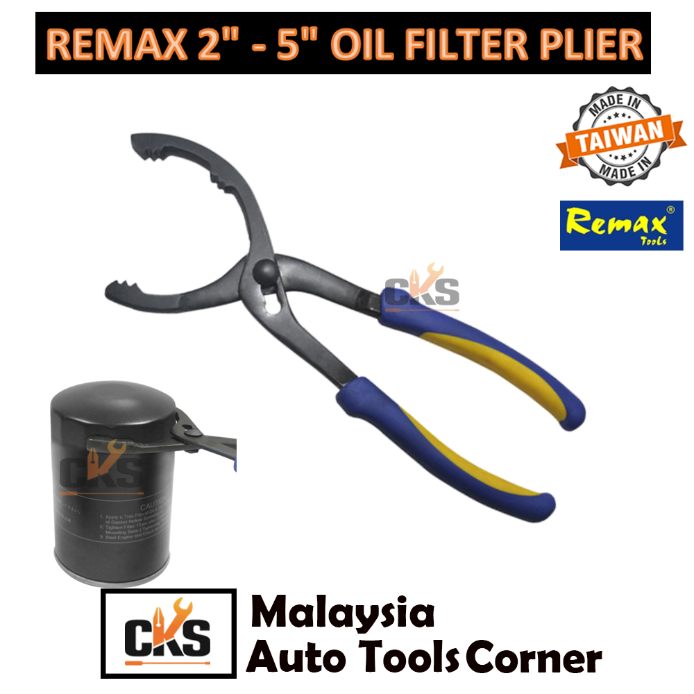 Remax Oil Filter Plier 2" - 5" Adjustable Filter Wrench Pembuka Filter ...