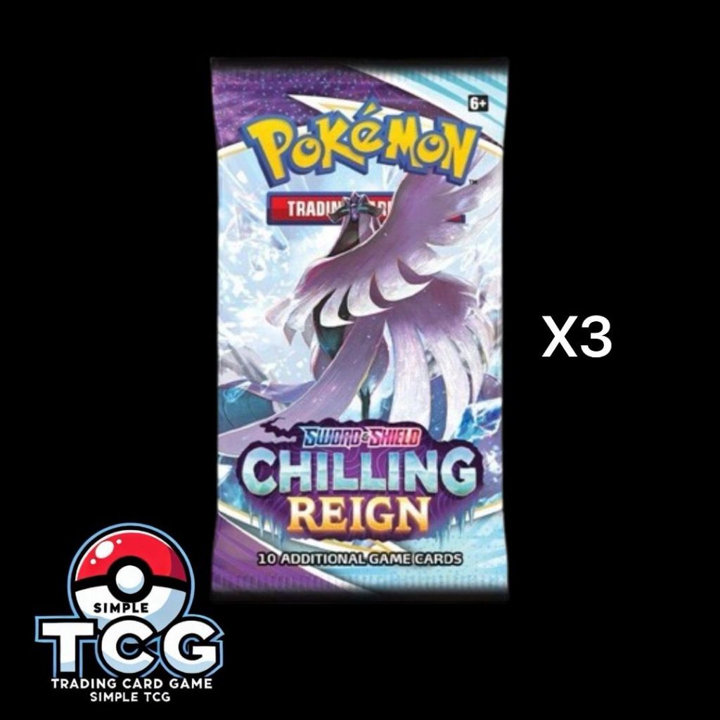 Bundle of 3 pack Chilling reign booster pack | Shopee Malaysia