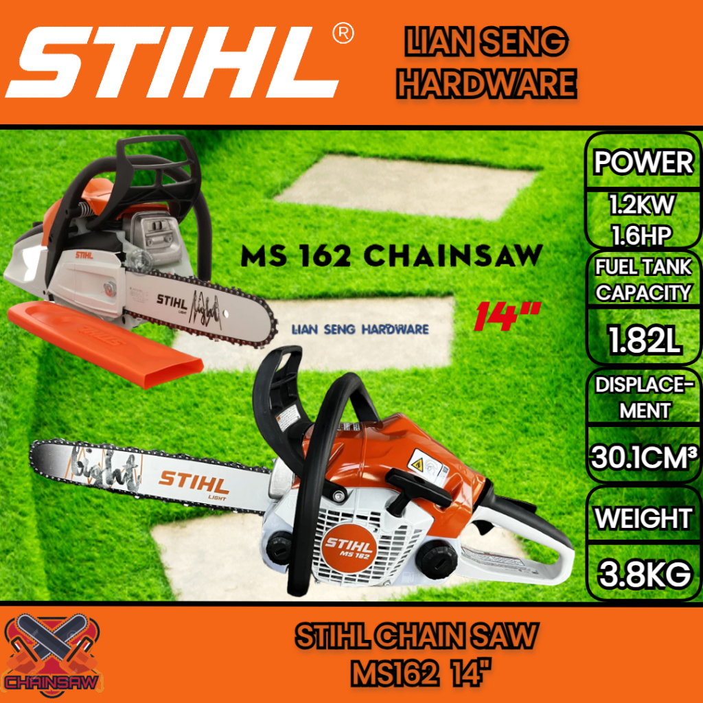 STIHL MS162 CHAIN SAW 14″ | Shopee Malaysia