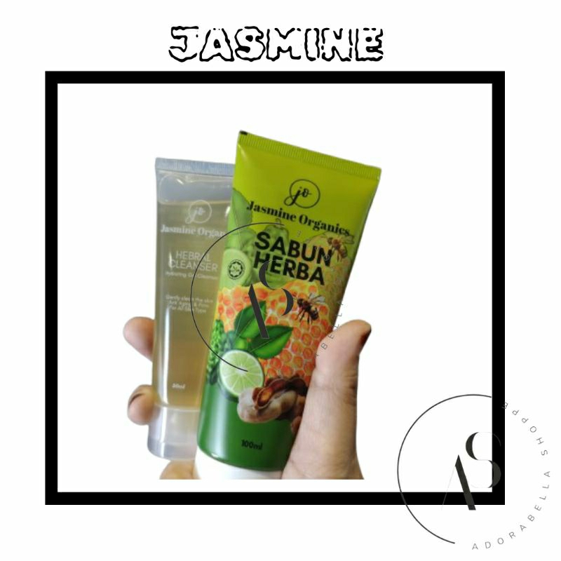 SABUN HERBA PENCUCI MUKA JASMINE ORGANICS 100ML & 50ML | HERBAL ...