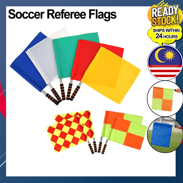 Sports Referee Flags Soccer Linesman Flag | Shopee Malaysia