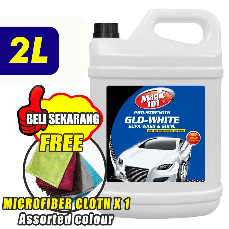 (SUPA) Magic 101 Pro-Strength Glo-White Supa Car Wash and Shine ...