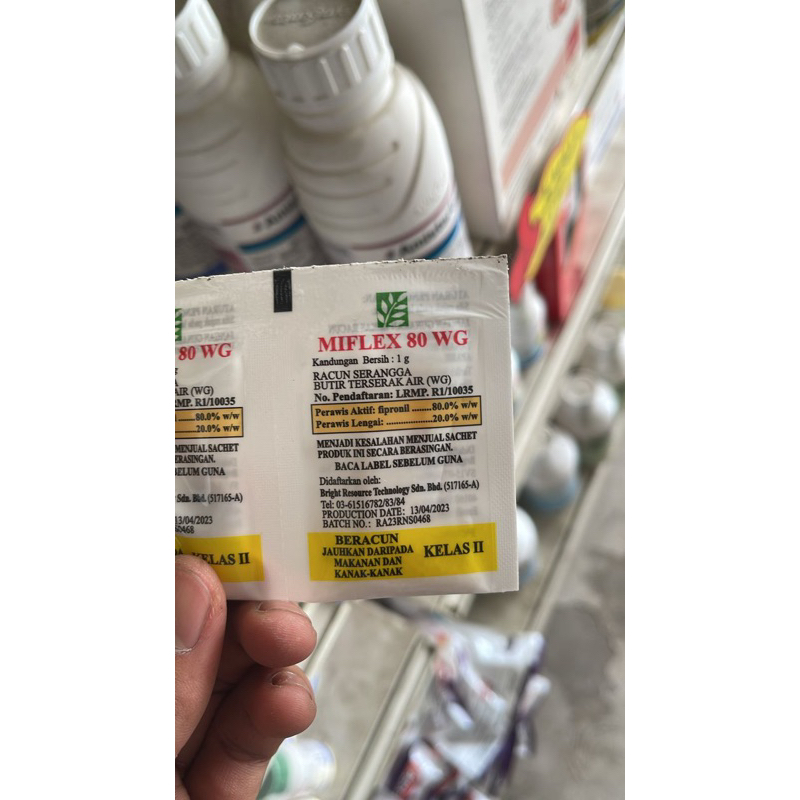 MIFLEX 80WG (1g) Fipronil 80% Generic REGENT 80WG Termite/ Ant/ Thrips ...