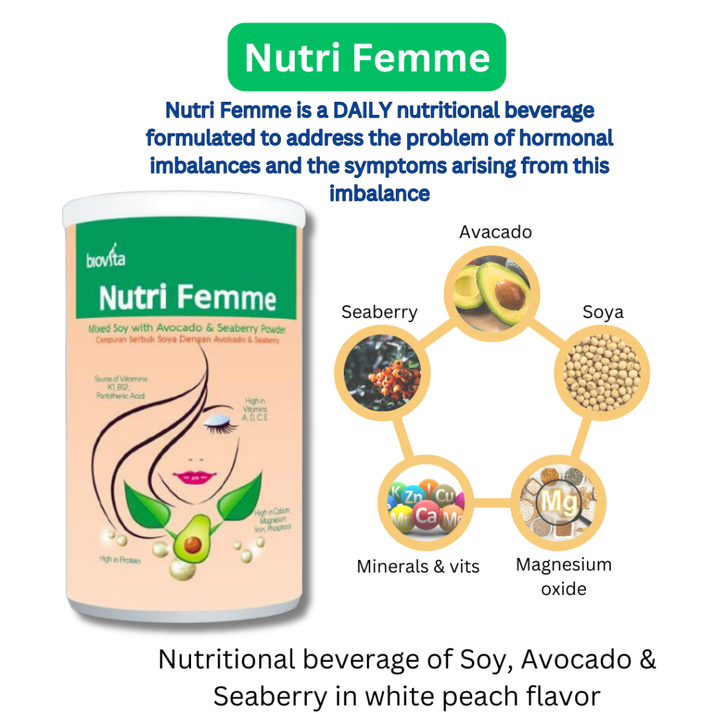(Biovita) Nutri Femme - Nutritional drink for Feminine Hormonal Care ...