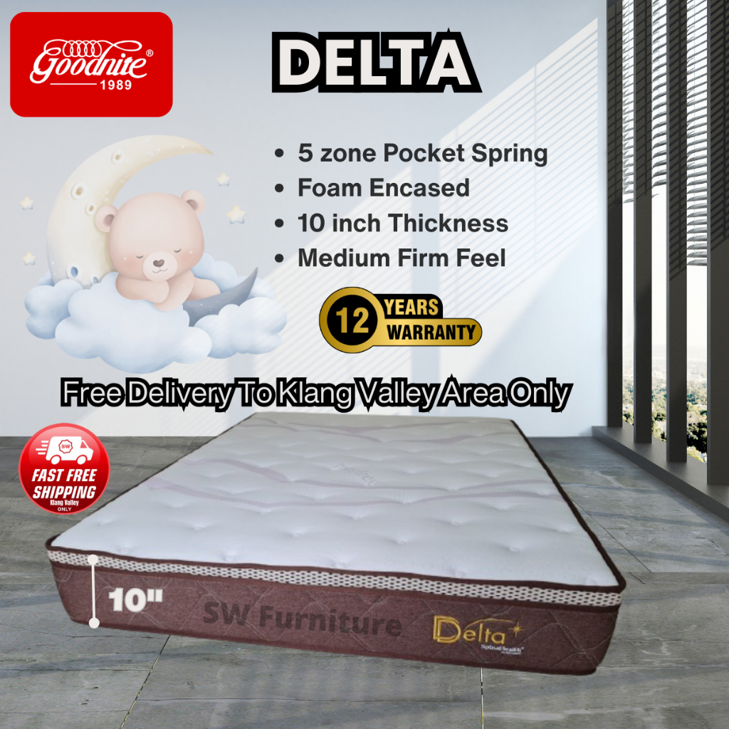 Goodnite SpinaHealth Delta Pocket Spring Mattress | Shopee Malaysia