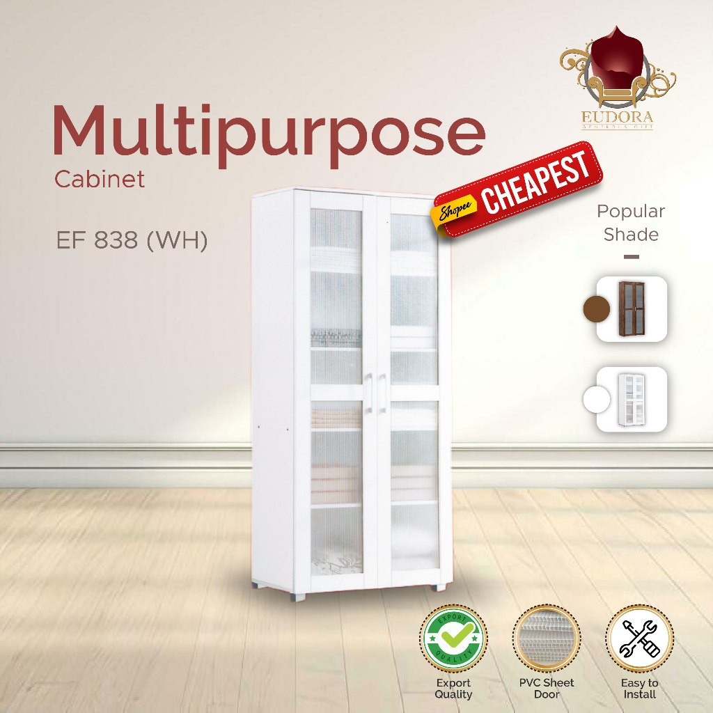 【𝐄𝐔𝐃𝐎𝐑𝐀 𝐅𝐔𝐑𝐍𝐈𝐓𝐔𝐑𝐄】Multi Purpose Storage Cabinet / Book Shelf / Rak ...