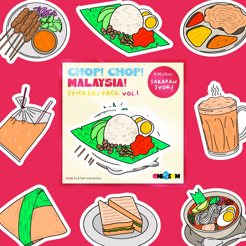 Sticker Pack | Chop! Chop! Malaysia! Volume 1 - Sarapan Syok! by ...