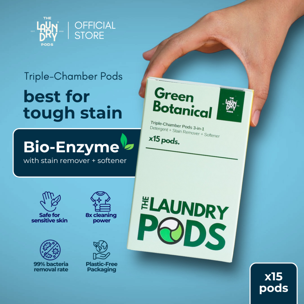 THE LAUNDRY PODS Triple-Chamber Laundry Pods & Laundry Capsules with ...