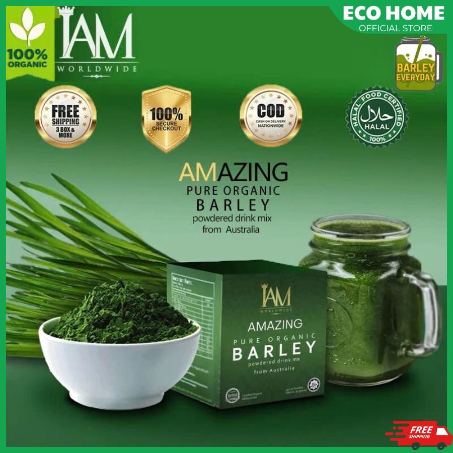 Amazing Pure Organic Barley-Powdered Drink Original(halal) | Shopee ...