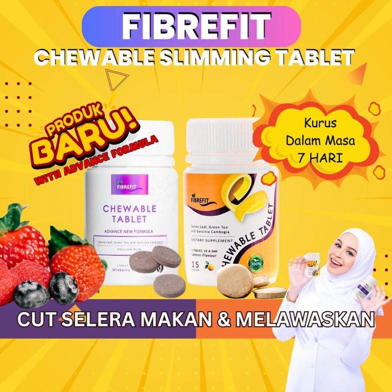 100% Original FibreFit Chewable Slimming Fuitty Tablet ( Brand ...