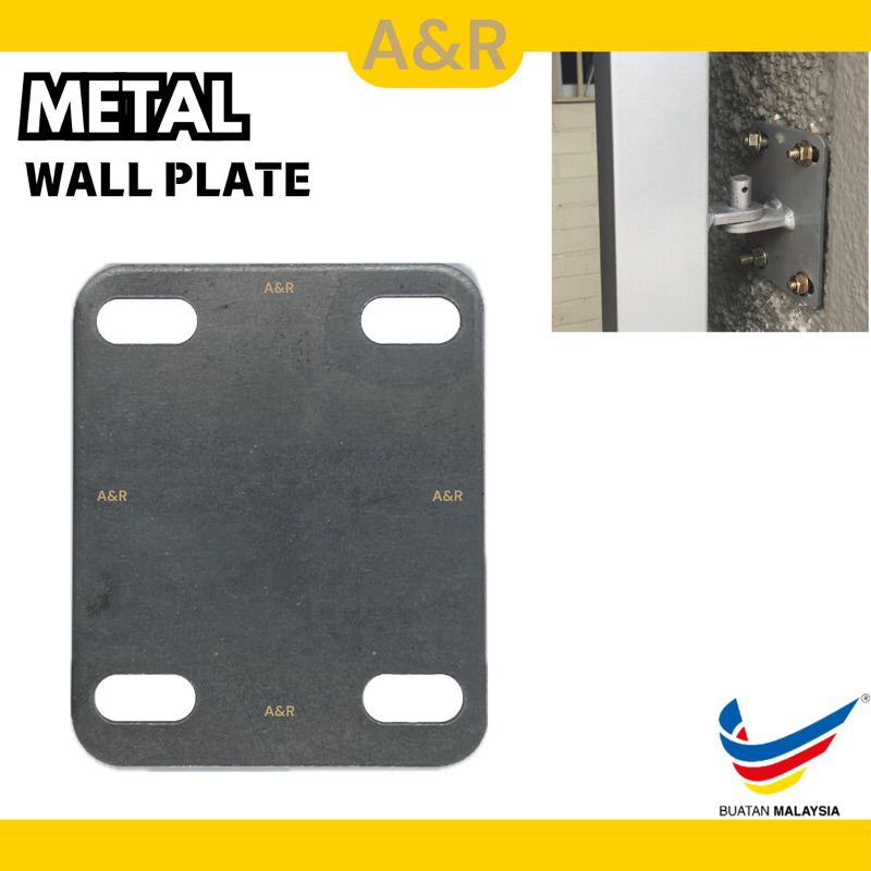 Wall Plate / Plate Pagar / Bracket Plate Pagar / Plate Besi / Besi ...
