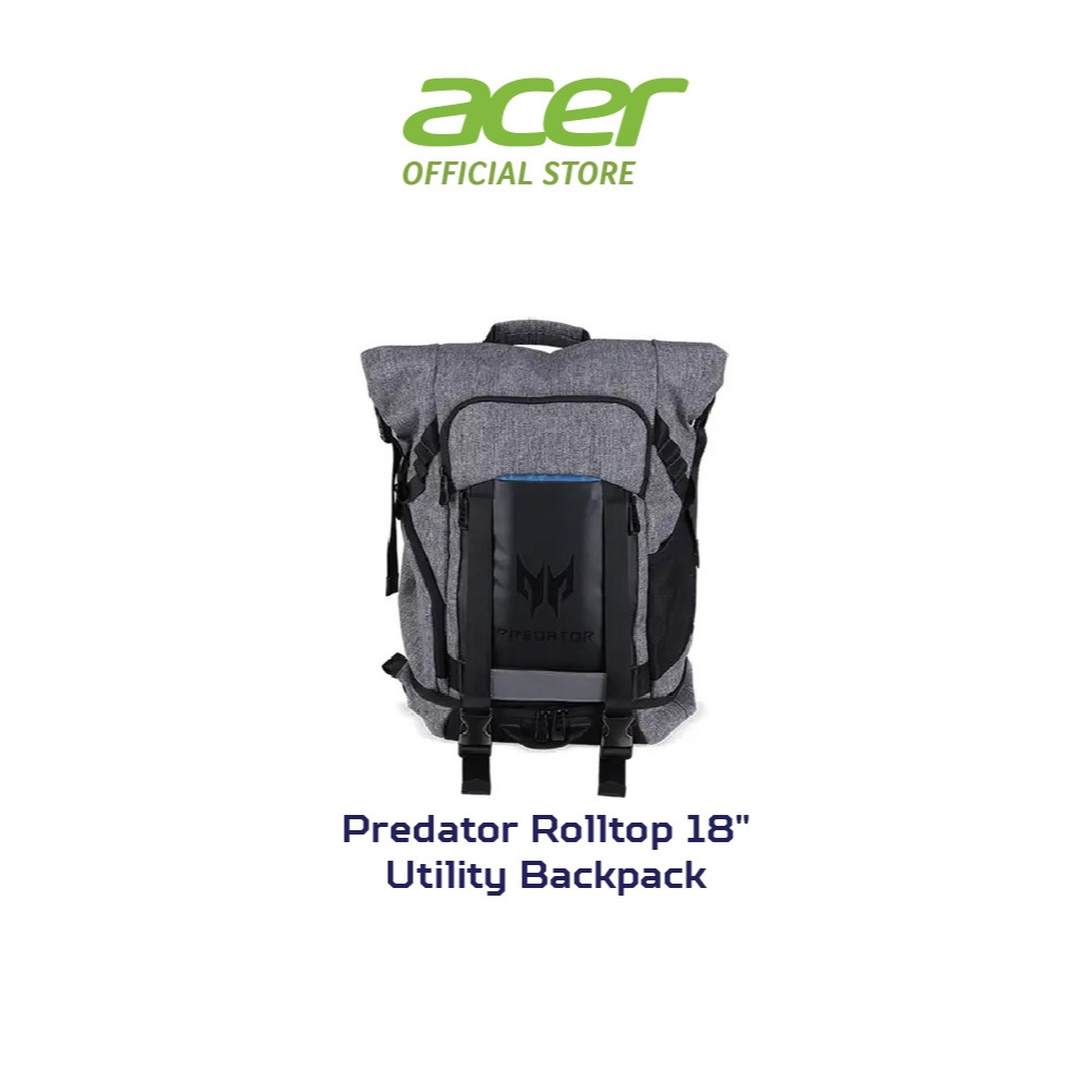 Predator Rolltop 18" Utility Backpack | Shopee Malaysia