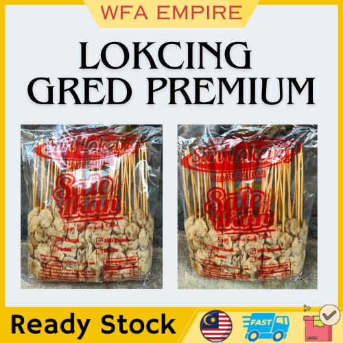[Premium Lebih Isi Ikan] Snack Sate Ikan atau Lokcing Rasa Ikan Segar ...