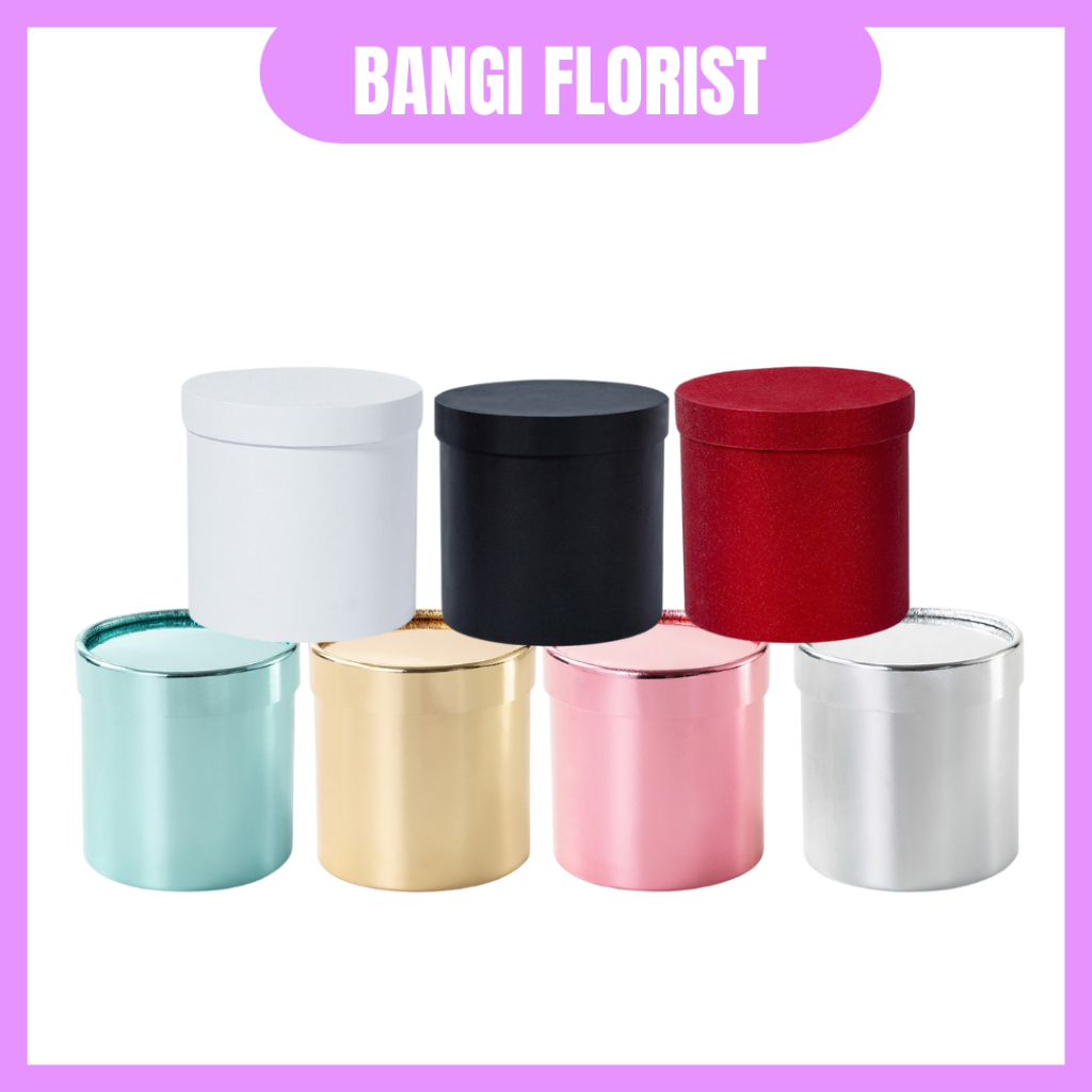 MIRROR BUCKET BOX Flower Box Surprise Delivery Box Florist Box Love ...