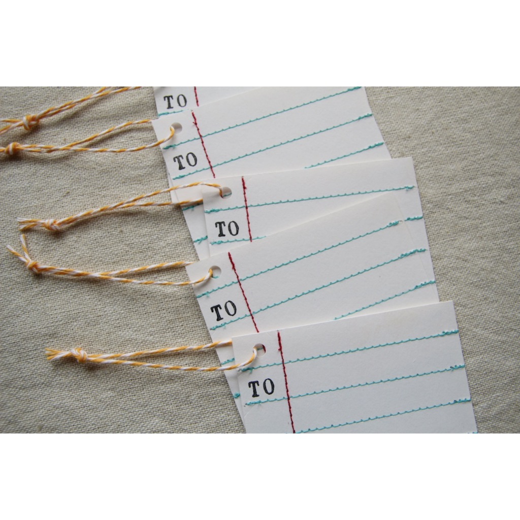 Handmade Gift Tags-Notebook Lines | Shopee Malaysia