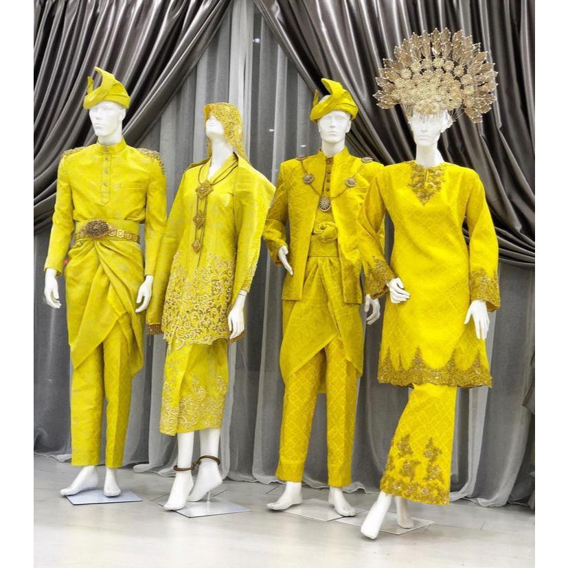 SONGKET 2D PENGANTIN KUNING RAJA (13METER) | Shopee Malaysia