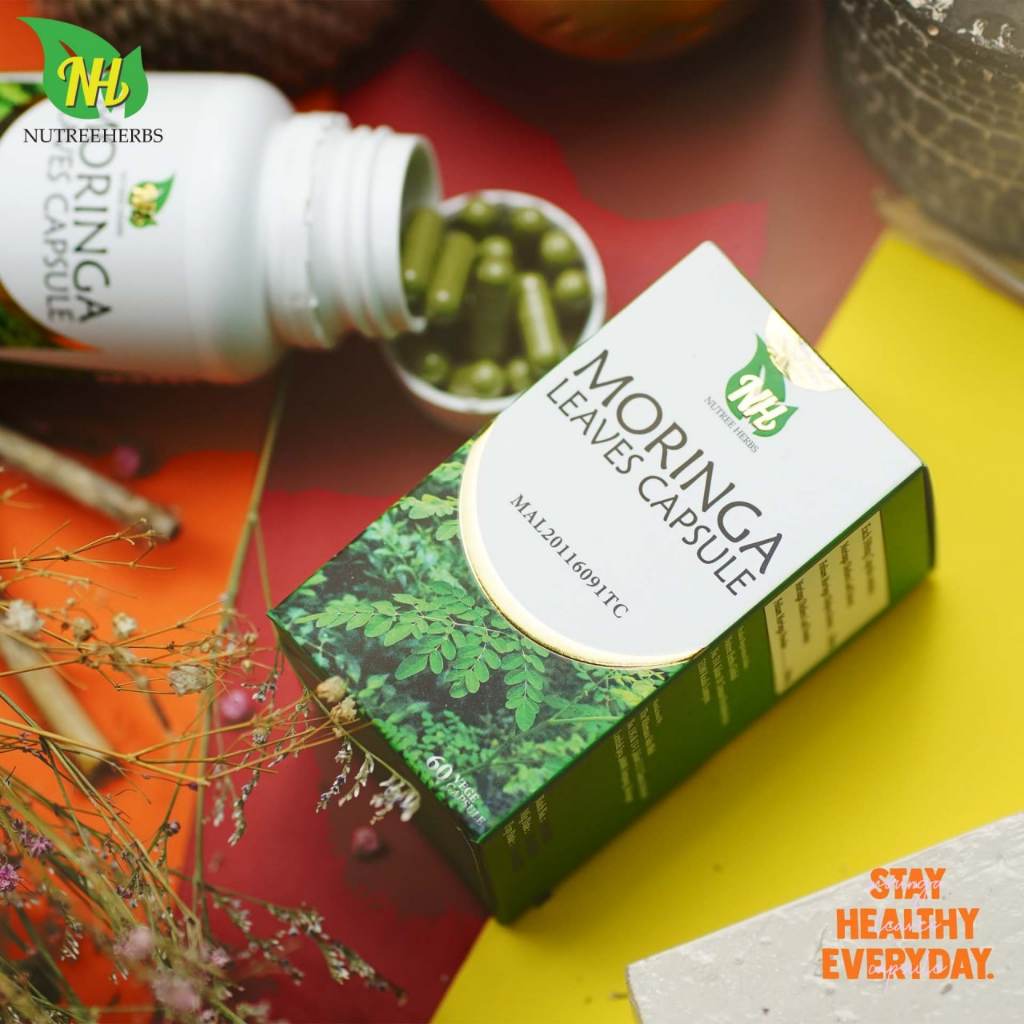Moringa Nutree Herbs Leaves Capsule Original Moringa Oleifera moringa ...