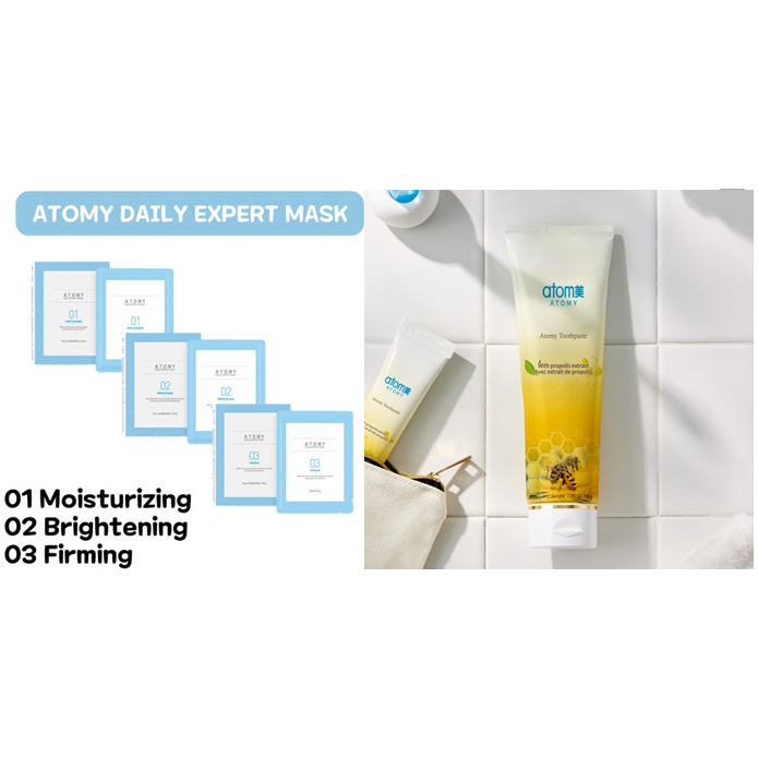 Atomy Beauty and Oral Care (Face Mask, Toothpaste and Toothbrush ...