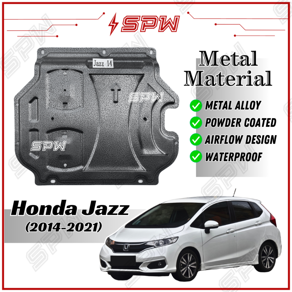Honda Jazz / Fit (2014-2021) GK5 Lower Under Engine Cover Metal Alloy ...