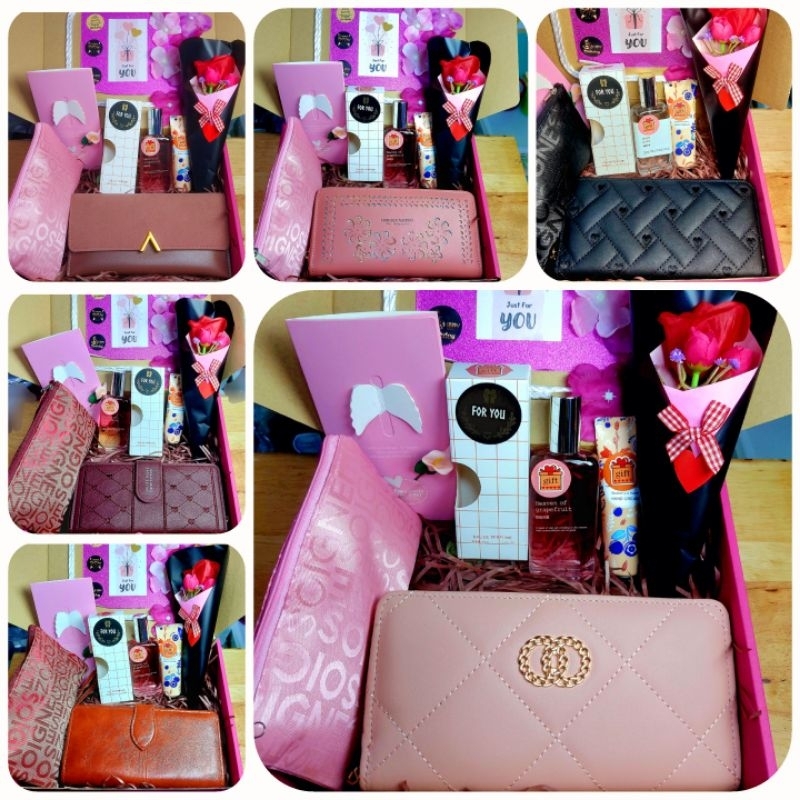 Peachy Gazzy-Surprise Gift Box Women Wallet Valentine Gift Purse Set ...