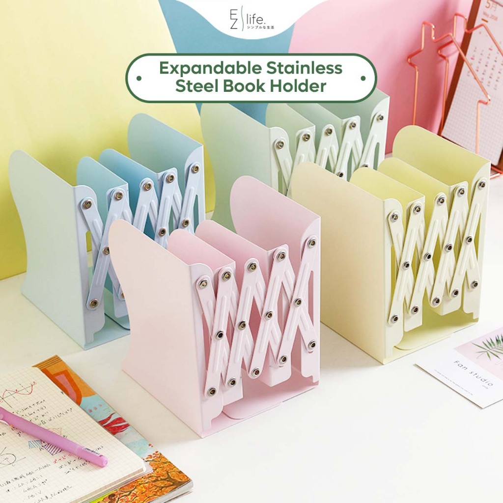 30% off Clearance Book Stand Expandable Stainless Steel Bookend ...