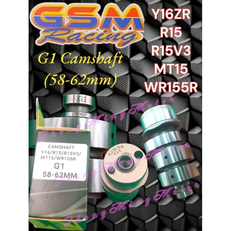 GSM Racing Camshaft/ Cam Shaft Lightweight G1 & G2, (Y16ZR/R15/R15V3 ...