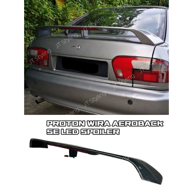 PROTON WIRA AEROBACK SE SPOILER WITH THIRD BRAKE LED | Shopee Malaysia