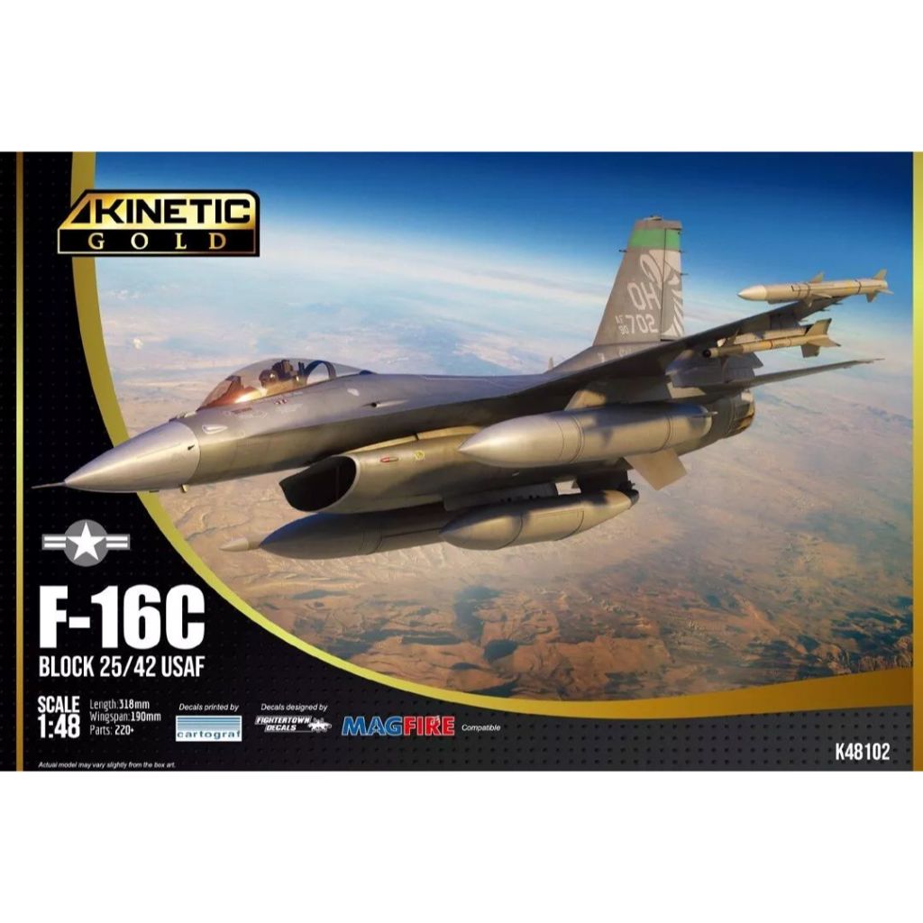 KINETIC 48102 1/48 Kinetic F-16C BLOCK 25/42 USAF | Shopee Malaysia
