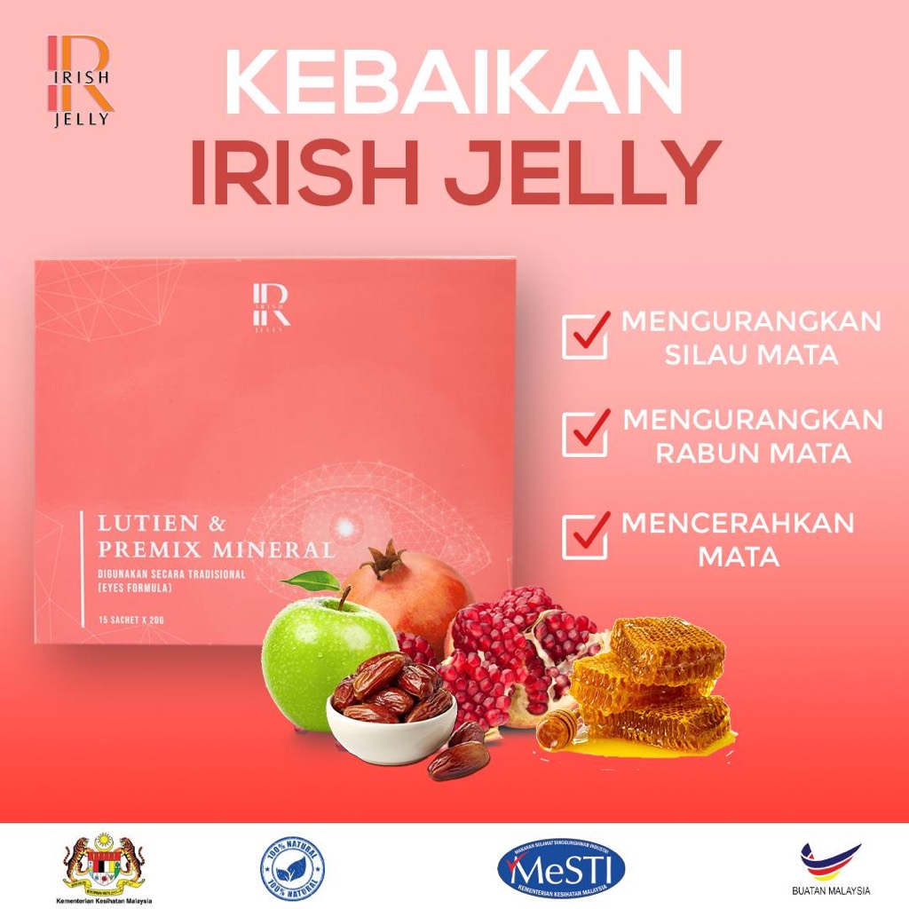 PENJAGAAN MATA IRISH JELLY [100% ORIGINAL HQ] | Shopee Malaysia