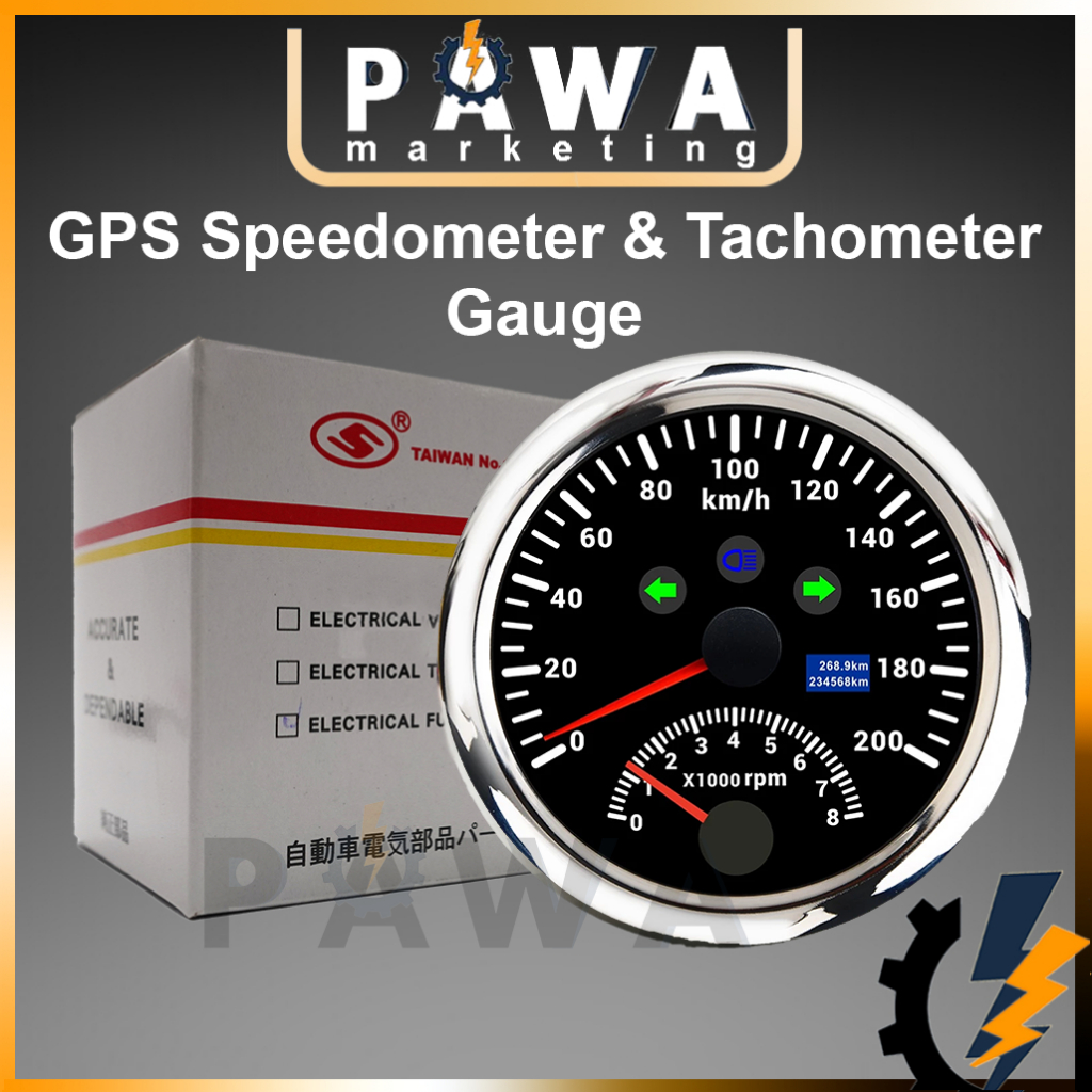 Susuki 100% Authentic Electrical Tachometer Gauge Digital GPS ...