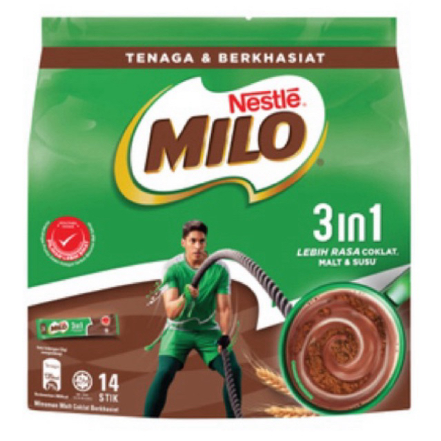 Milo Activ-Go 3in1 14x33g | Shopee Malaysia