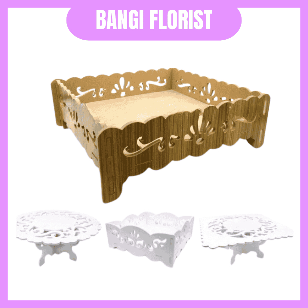 DULANG HANTARAN Perkahwinan Gift Tray Nikah Kahwin Diy White Tray ...