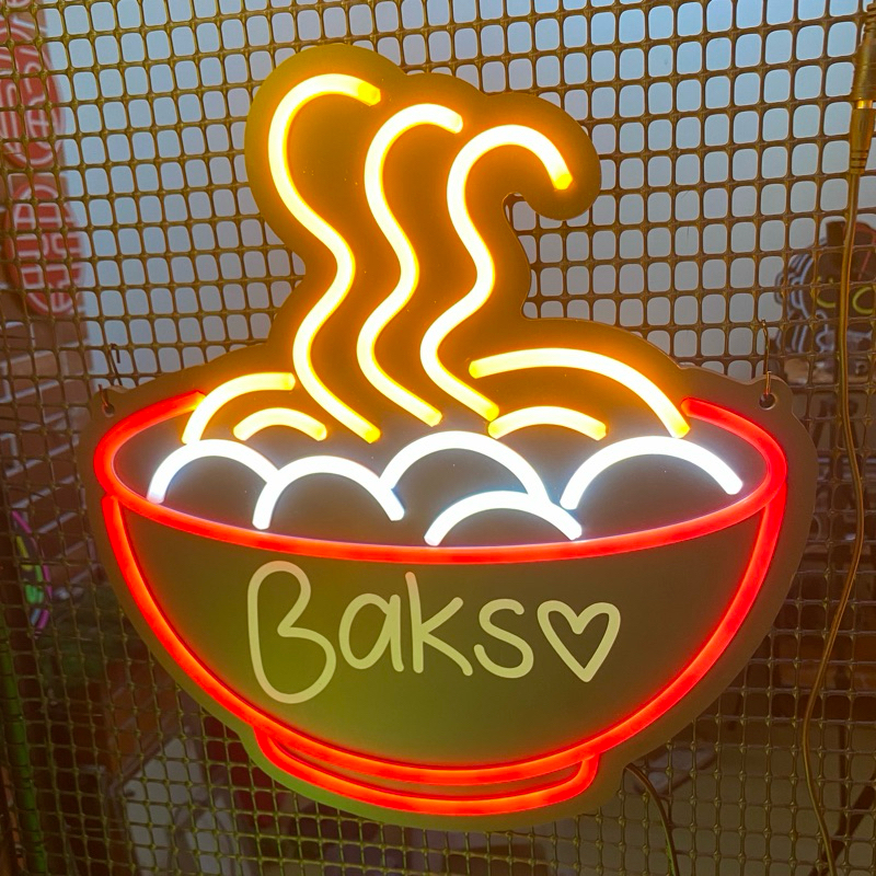 Bakso Oden Ramen Curry Laksa Noodle LED Neon Sign | Shopee Malaysia