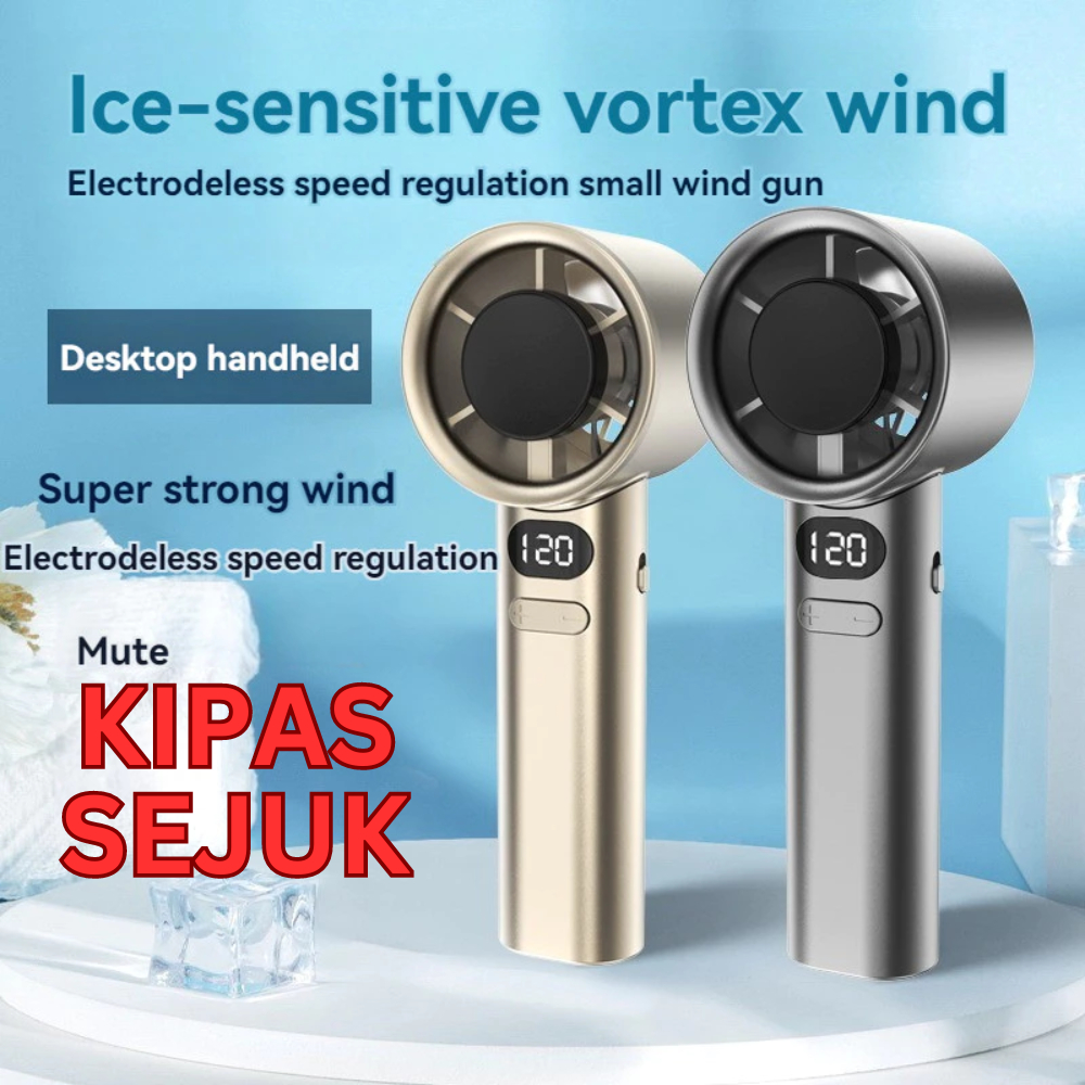 KIPAS SEJUK M11 High Speed Handheld Fan Turbine Handheld Violent Fan ...