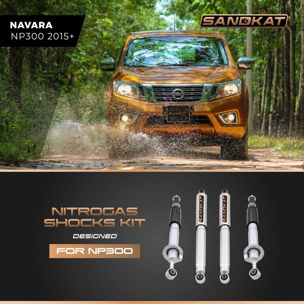 Nissan Navara NP300 Absorber Nitrogas Shock Absorber Front Rear ...