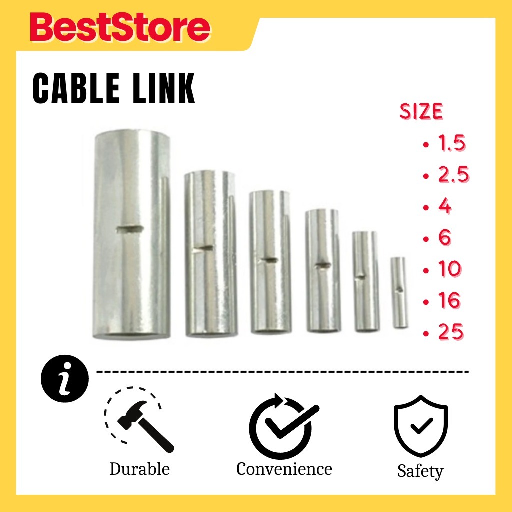 CABLE LINK 1.5MM 2.5MM 4MM 6MM 10MM 16MM 25MM 35MM COPPER CABLE JOINT ...